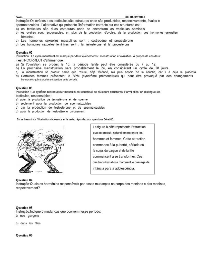 Anatomie et cycle reproducteur humain | PDF | Cycle menstruel ...