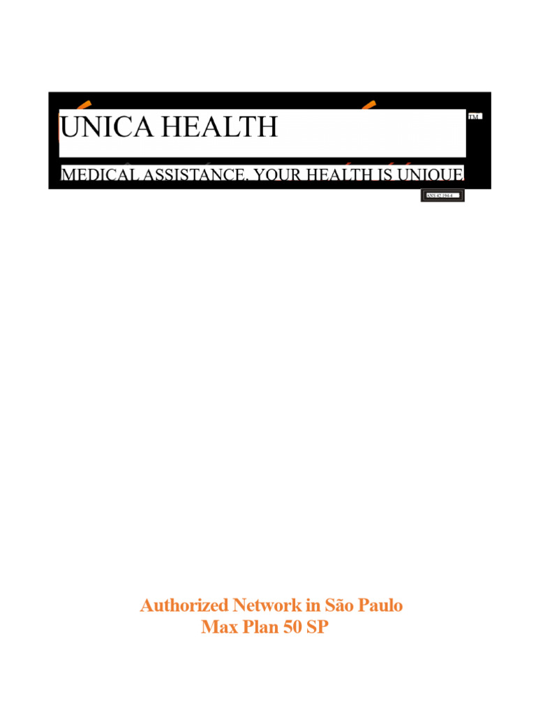 Unique Health - Accredited Network - Max Plan 50 SP | PDF | Emergency ...