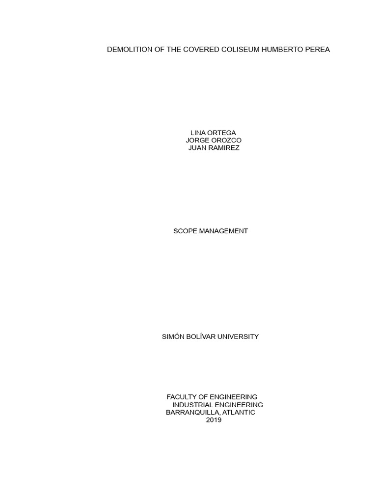 STAKEHOLDER MATRIX DEMOLITION | PDF | Project Finance