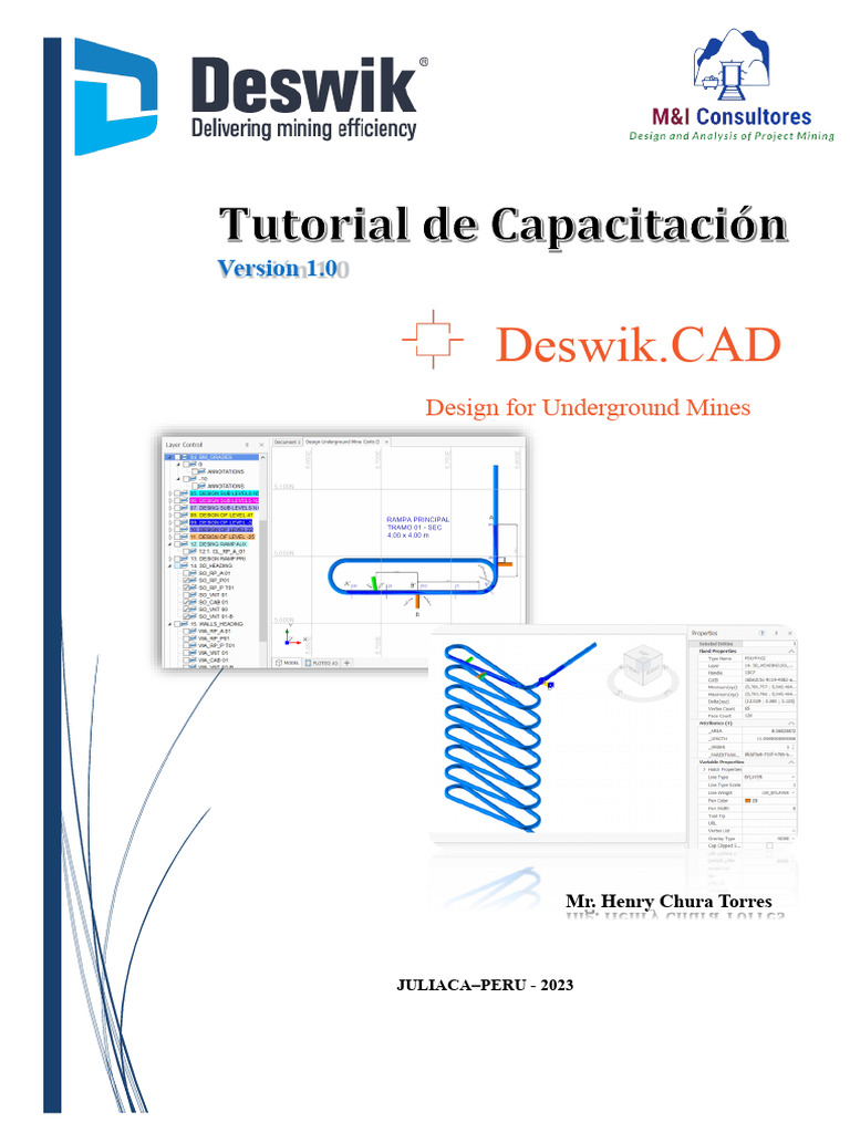 Deswik.CAD Underground Mining Guide | PDF | Computer Aided Design ...