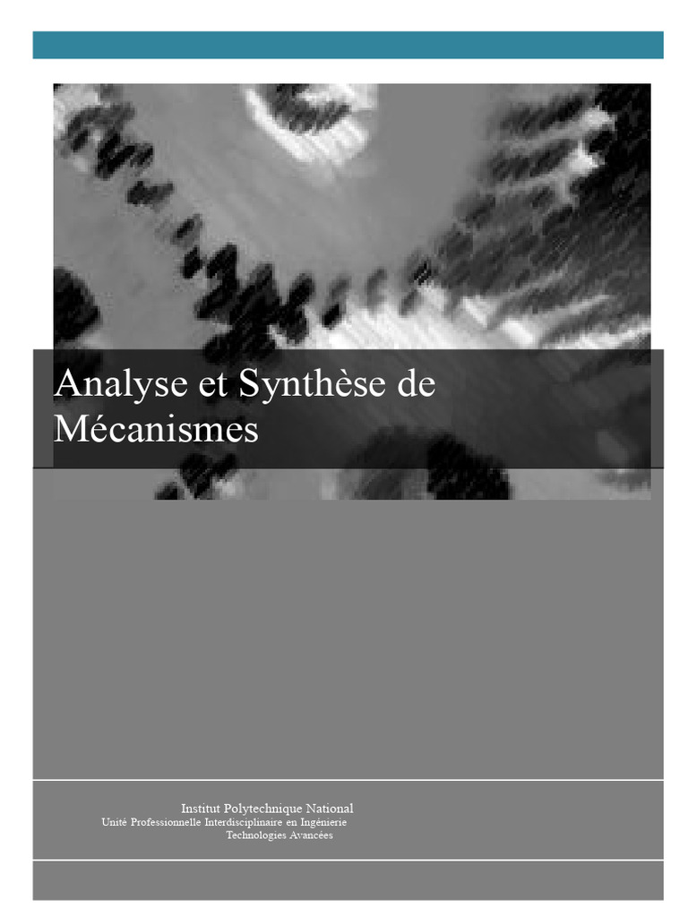 Analyse des Mécanismes et Machines | PDF | Espace vectoriel | Scalaire ...