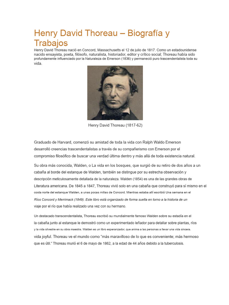 La Batalla de las Hormigas | PDF | Walden | Henry David Thoreau