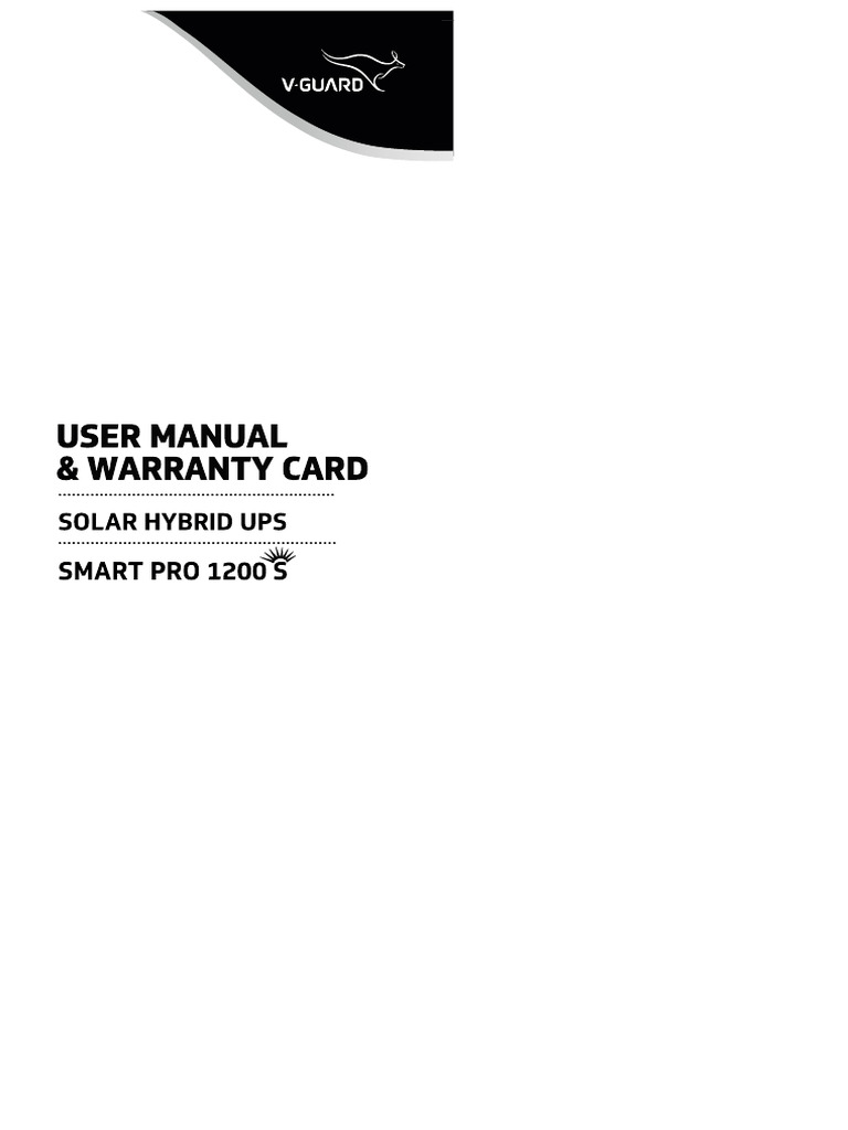 Seguridad y Uso del UPS V-Guard | PDF | Aplicación movil | Ingenieria ...