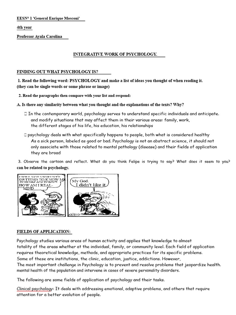 Integrative Psychology Work 2023 | PDF | Attachment Theory | Psychology