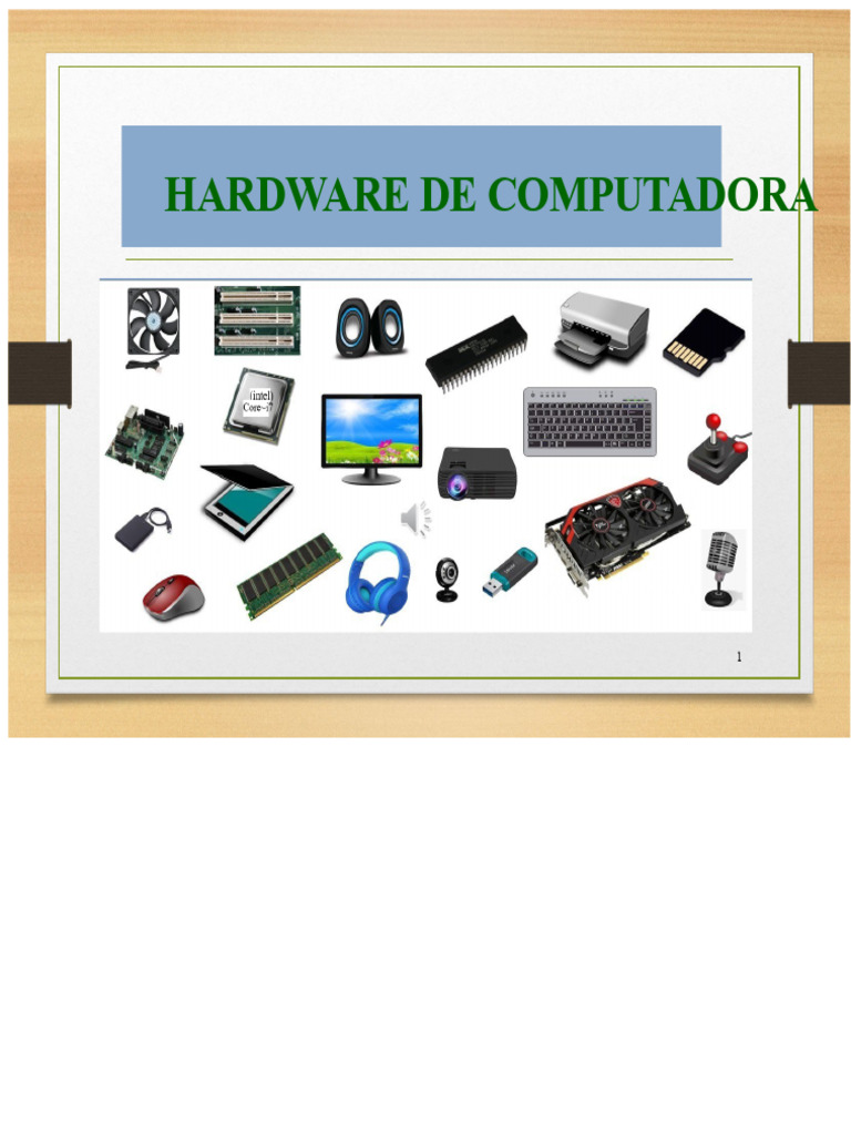 Componentes Esenciales del Hardware de PC | PDF | Hardware de la ...