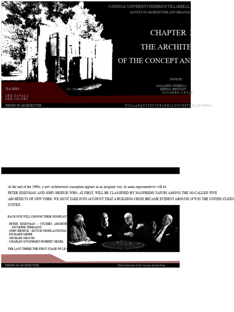 Architecture of Concept and Form Analysis | PDF | Theory | Geometry