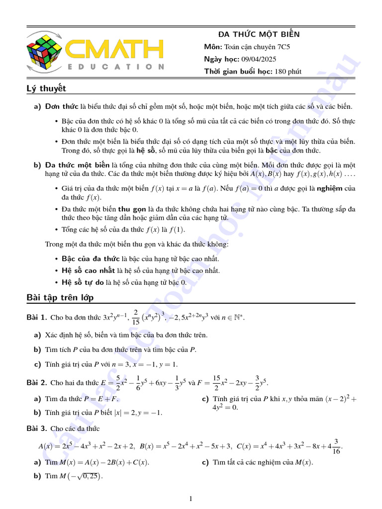 7c5_2025_04_09_da_thuc_mot_bien (1) | PDF