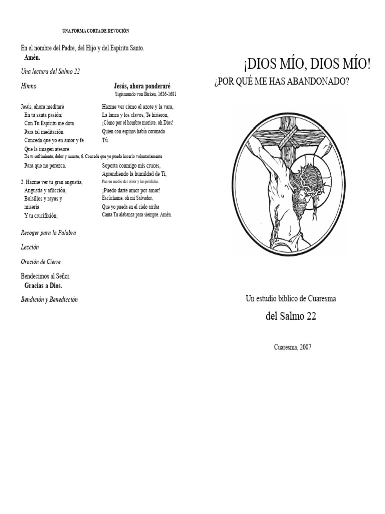 Salmo 22 | PDF | Jesús | Oración