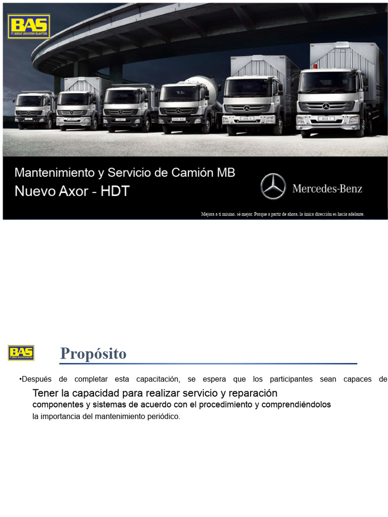 Mercy Axor 2528 CH | PDF | Dióxido de azufre | Azufre