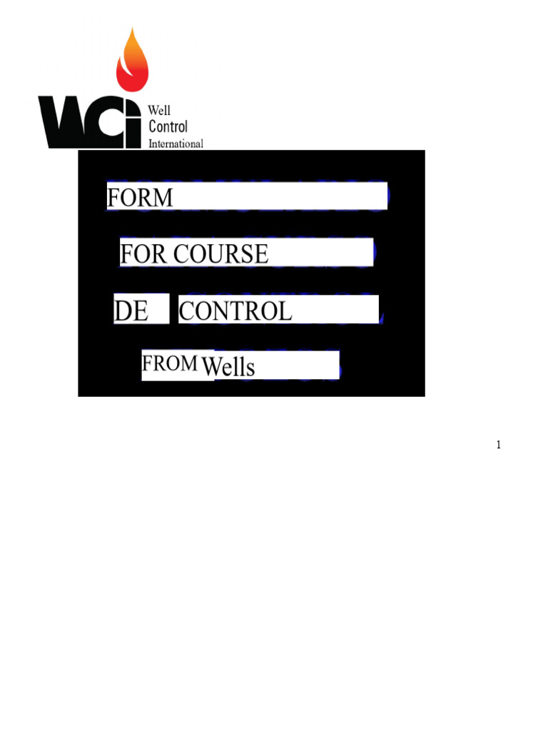 Mathematics Form for Well Control | PDF | Liquids | Mechanical Engineering