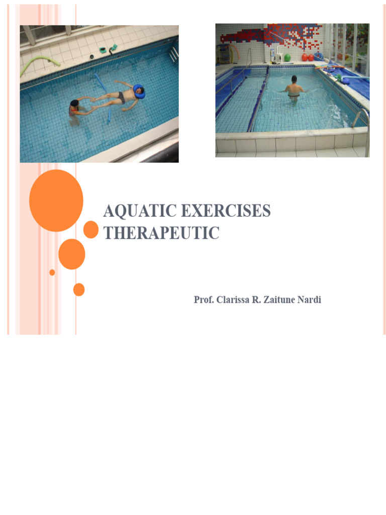 Therapeutic Aquatic Exercises 2019 | PDF | Buoyancy | Skeletal Muscle