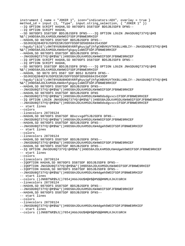 script JOKER 2.0 (1) | PDF | Computing | Computer Programming