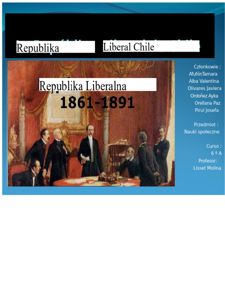 Punkt Mocy Republika Liberalna W Chile | PDF