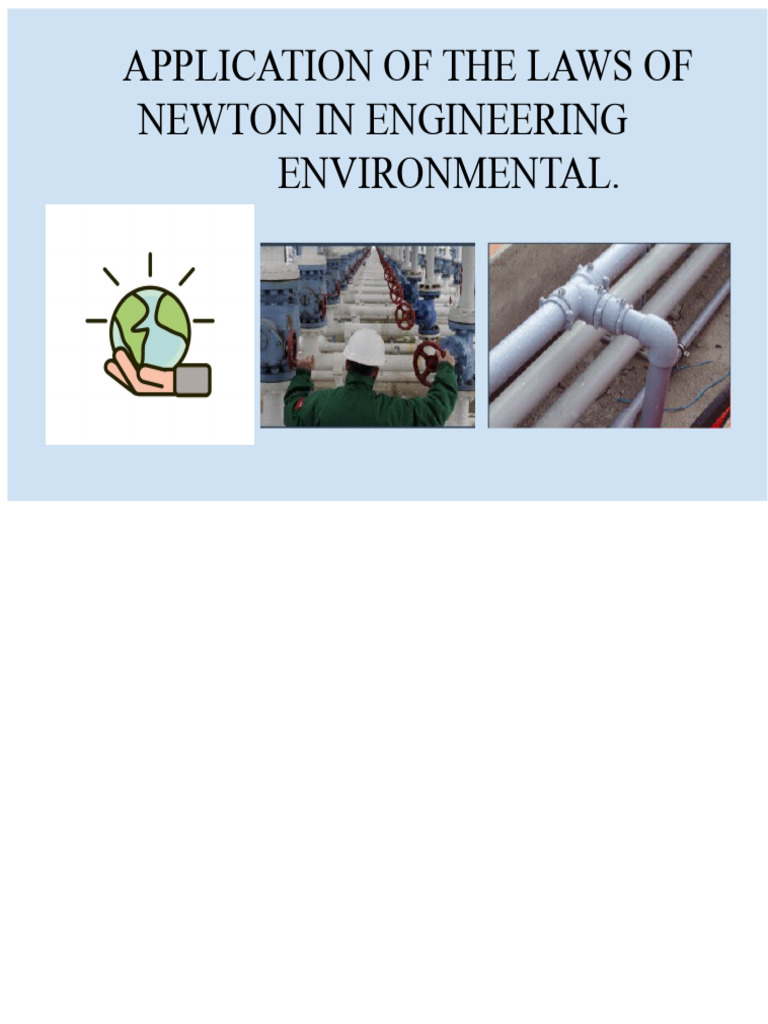 Newton's Laws in Fluid Transport Engineering | PDF | Newton's Laws Of ...