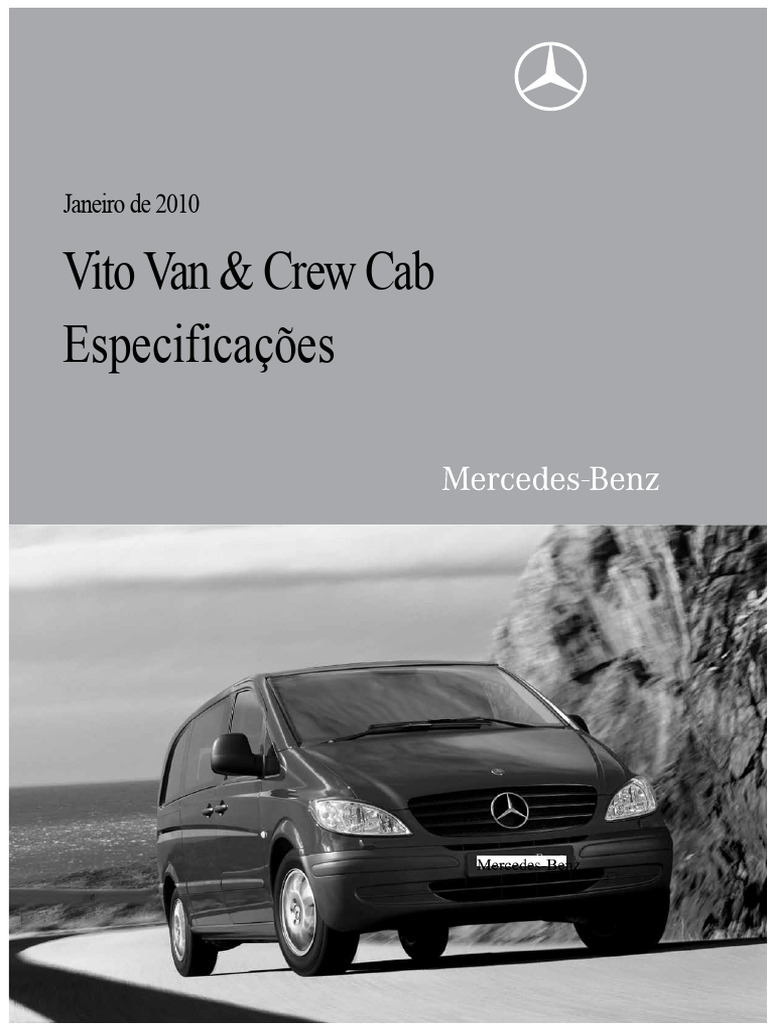 Mercedes-Benz_Vito-Van-CrewCab_W639-I_Especificações_201001 | PDF ...