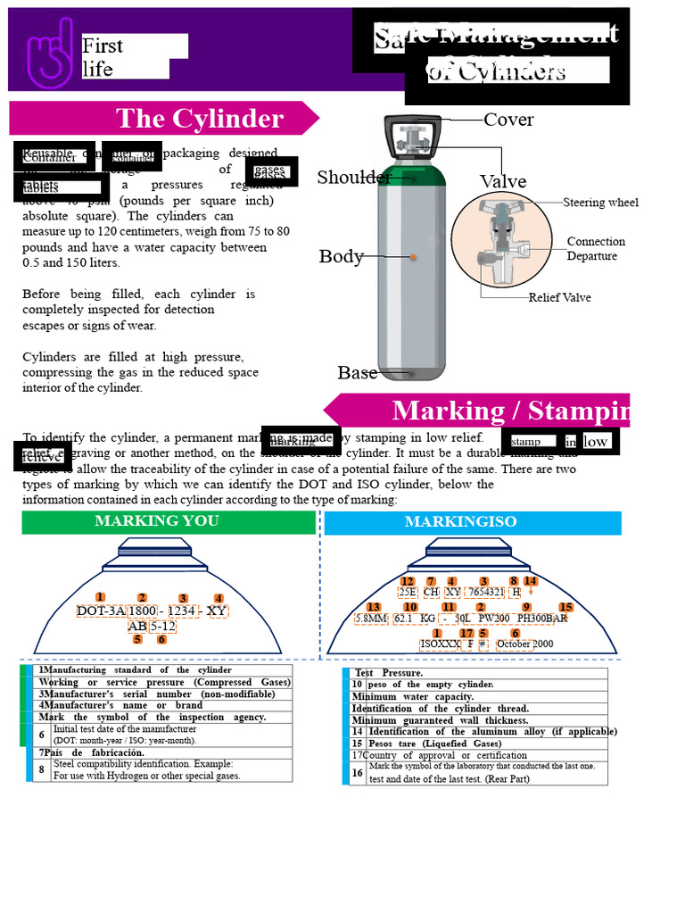 Safe Handling of Cylinders (1) | PDF | Oxygen | Gases