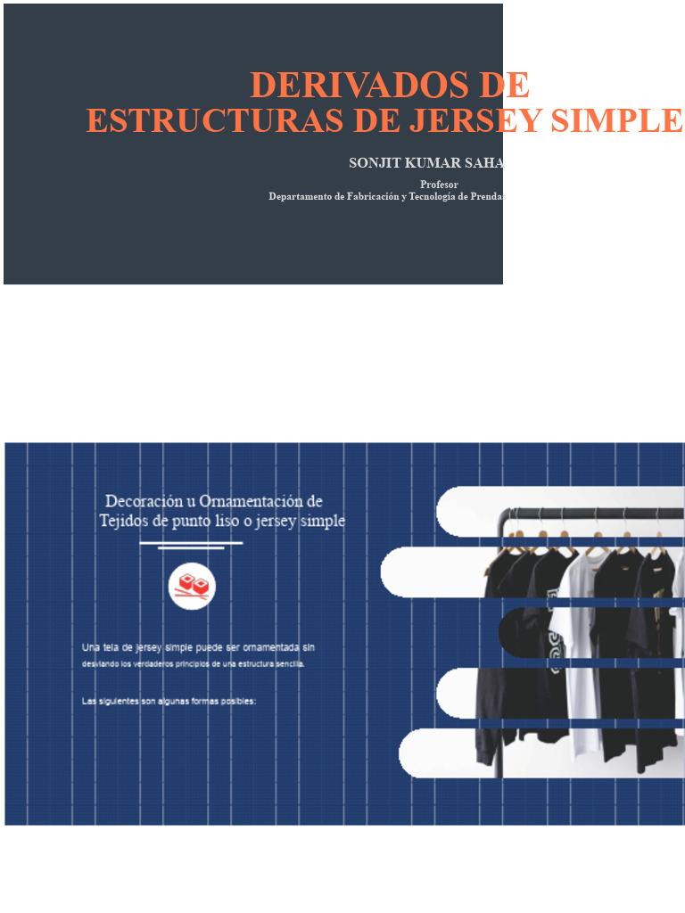 Capítulo 7 - Derivados de Tejido | PDF | Textiles | Ropa