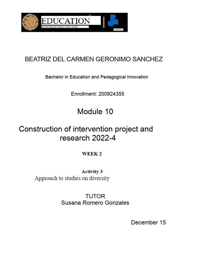 Table 4. Studies on my topic of diversity | PDF | Knowledge | Teaching ...