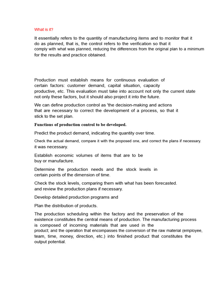 Production Control and Management Guide | PDF | Demand | Forecasting