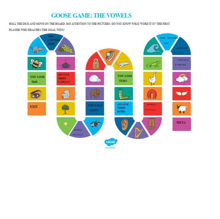 It Is SL 2547872 Game of The Goose The Vowels Ver 2 | PDF