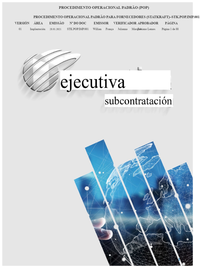 Stkpopimp001 Procedimiento Operacional Estándar Para Proveedores ...