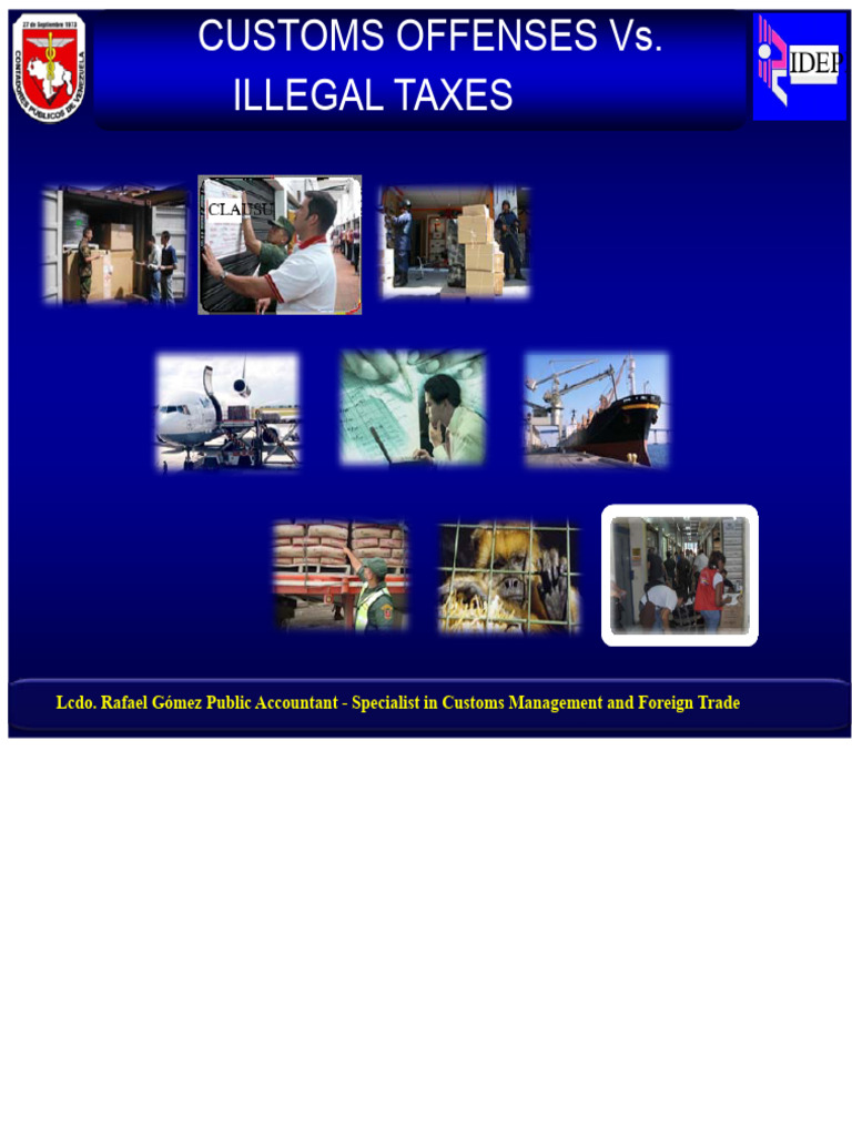 Customs Illicit Vs Tax Illicit | PDF | Customs | Taxes