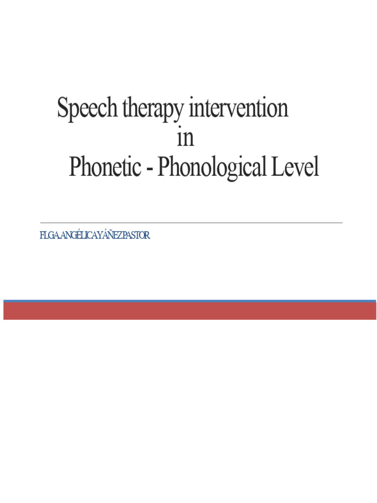 Intervention at the phonetic-phonological level | PDF | Phonology | Sound