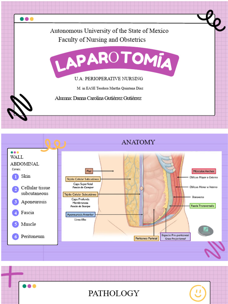 Exploratory laparotomy (surgical technique) | PDF | Nausea | Surgery