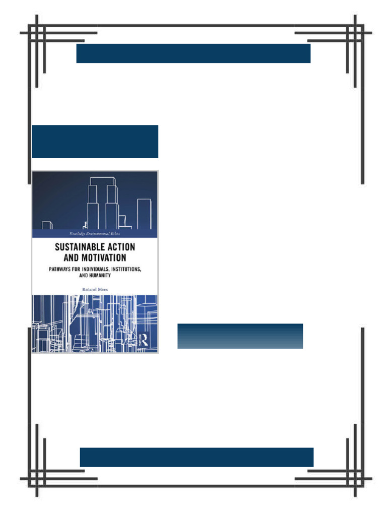 Sustainable Action and Motivation Pathways for Individuals Institutions ...