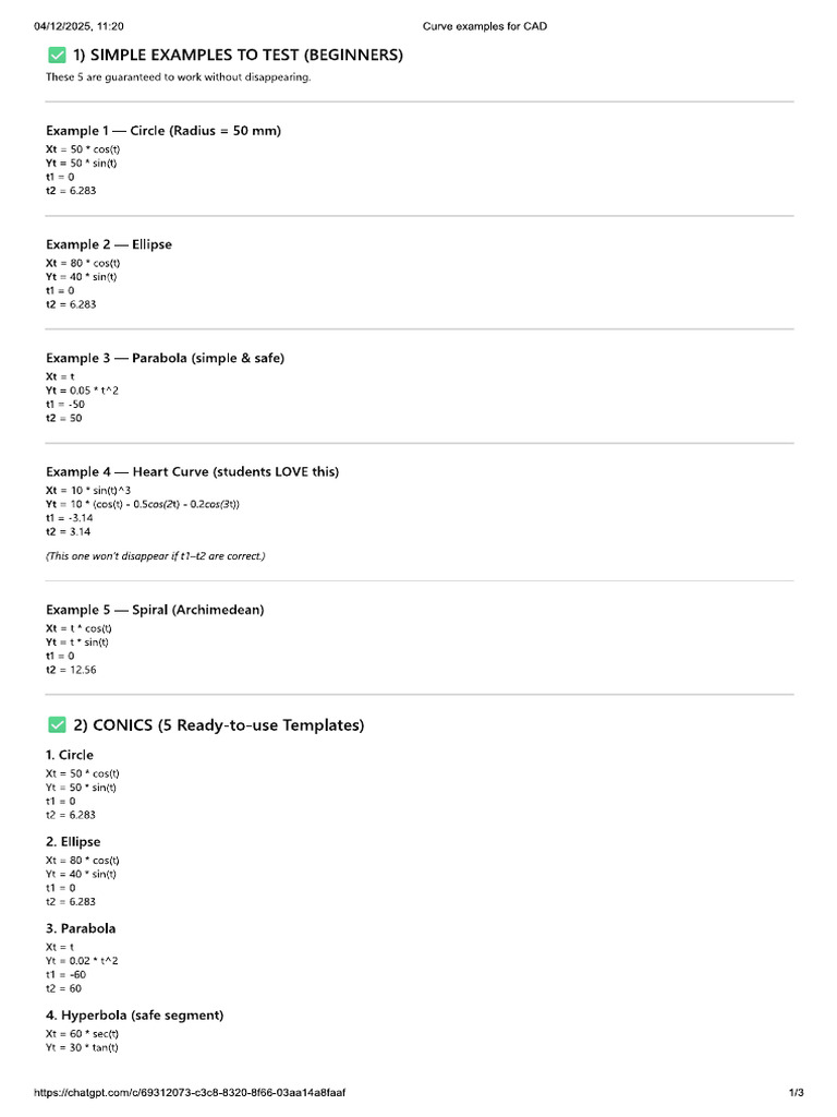 Ex 1 - Examples To Test | PDF