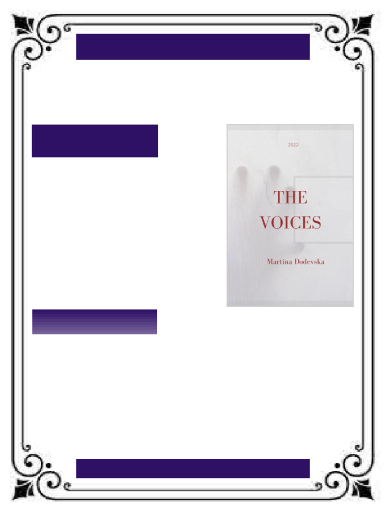 THE VOICES A collection of stories inspired by different mental ...