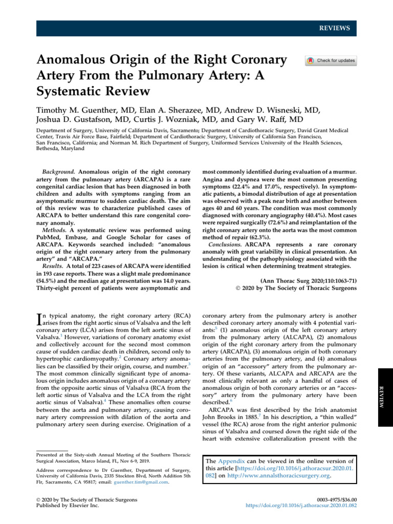 ARCAPA_20 | PDF | Aorta | Heart