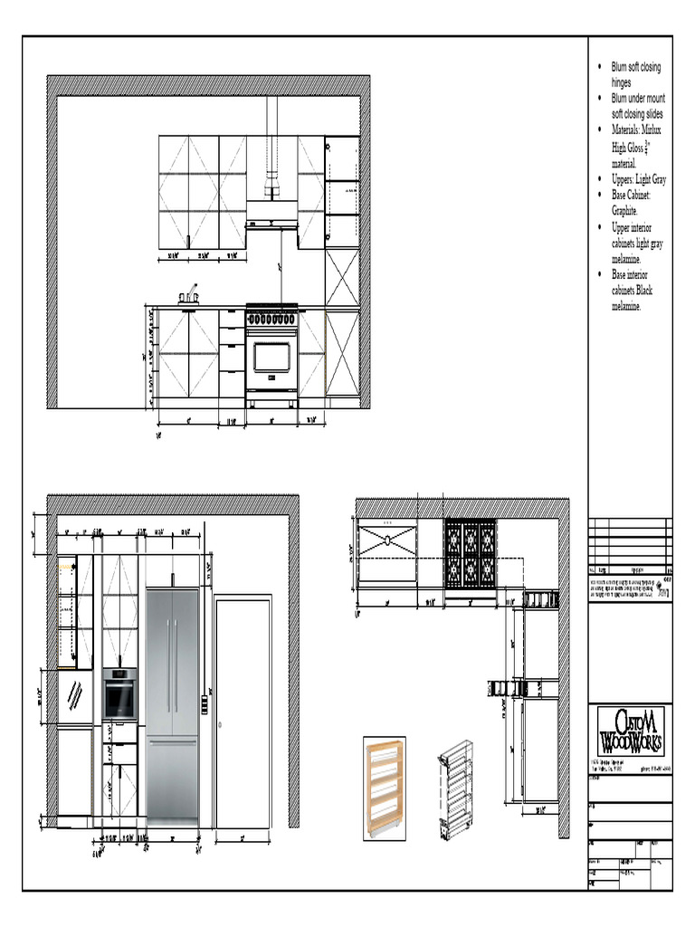 Kitchen Shop Drawings 1-2-24 R4 | PDF