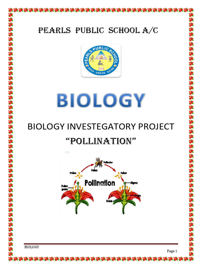 Pollination: Biology Investigatory Project | PDF | Pollination | Flowers