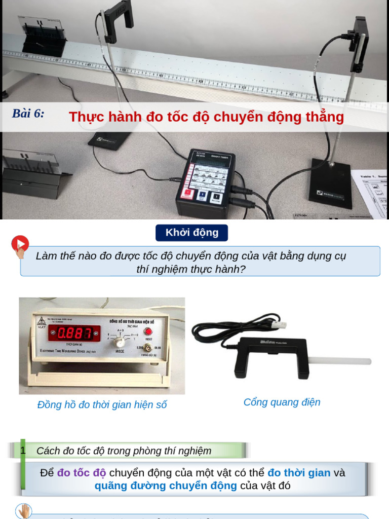 Bai 6 - Thuc Hanh Do Toc Do Cua Vat Chuyen Dong | PDF