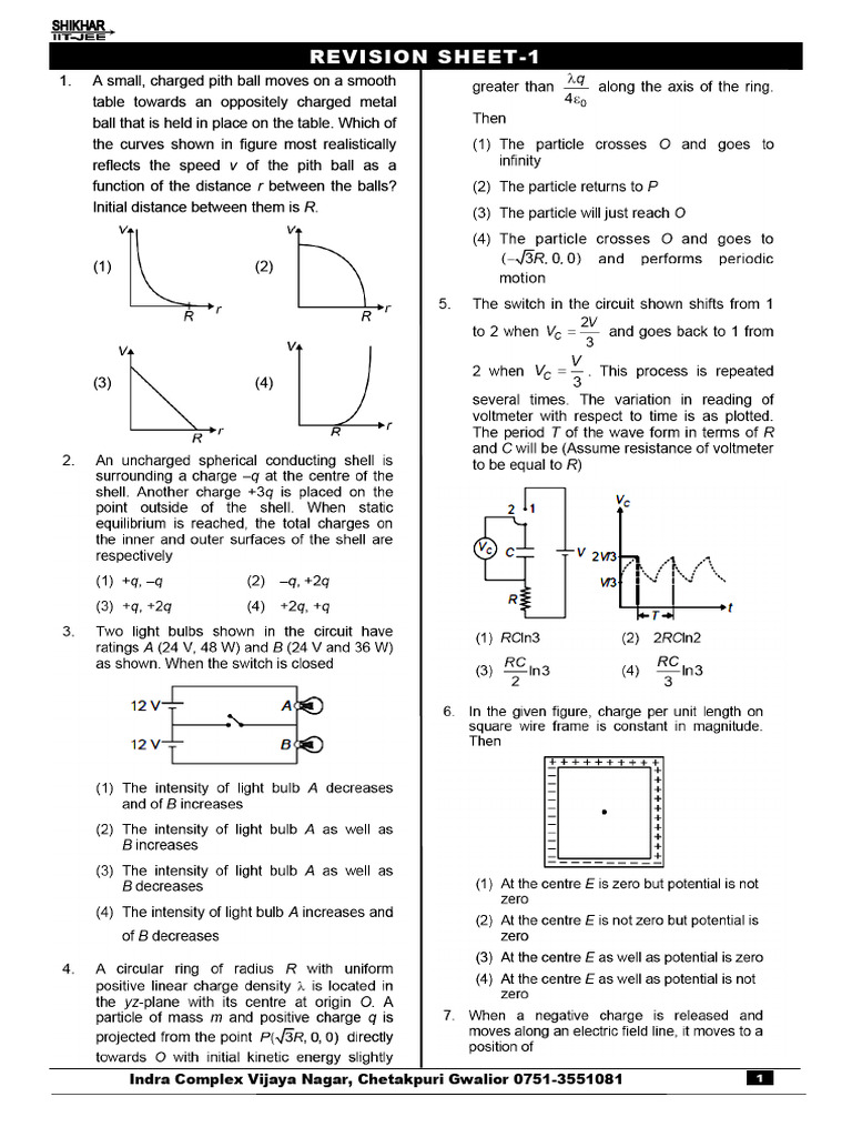 Revision Sheet-1 - Red_251207_140014 | PDF