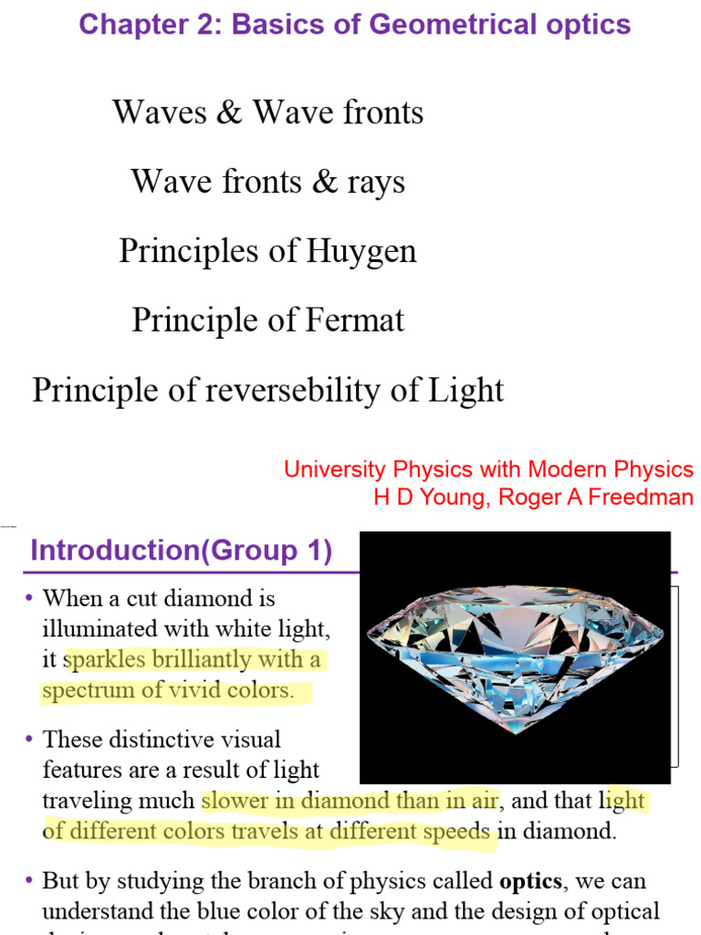 Fundamentals of Geometrical Optics | PDF | Scattering | Light