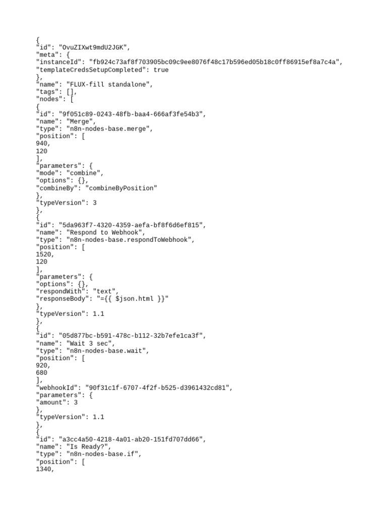 FLUX Fill Image Processing Workflow | PDF | Computer Programming ...