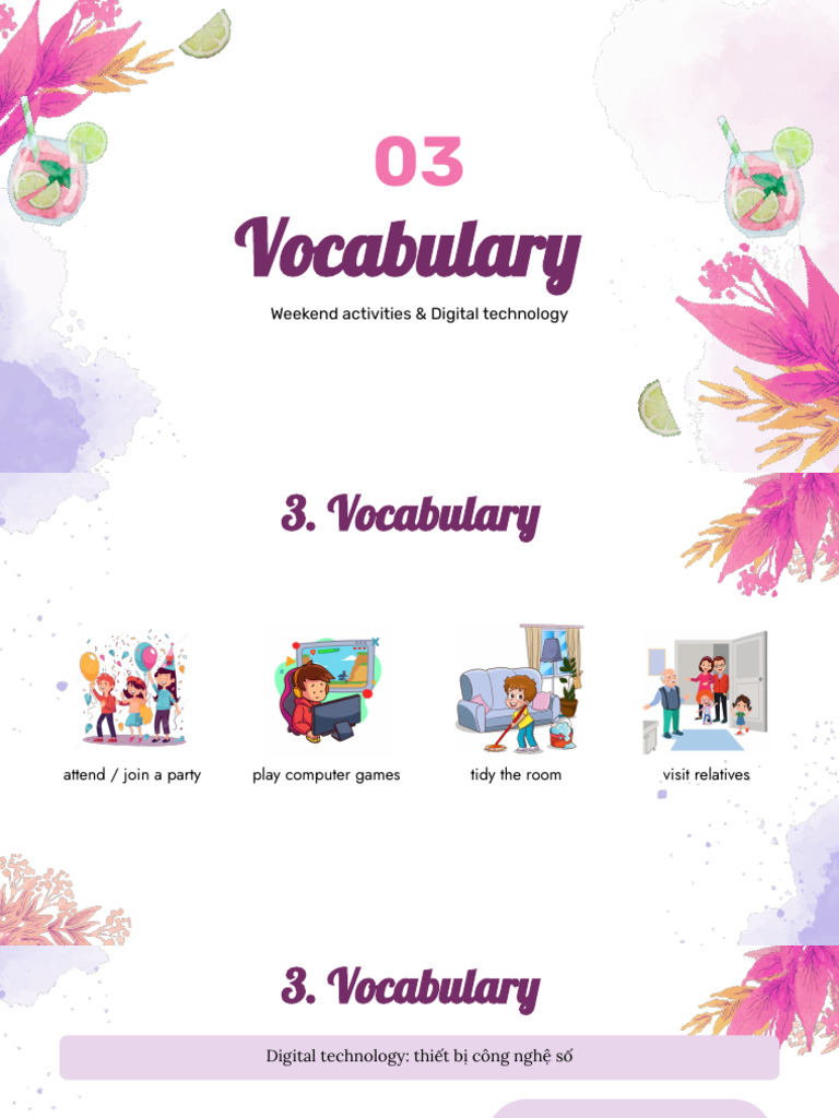 Close Up A2 - Unit 3 - Section 2.2 (Vocabulary) | PDF