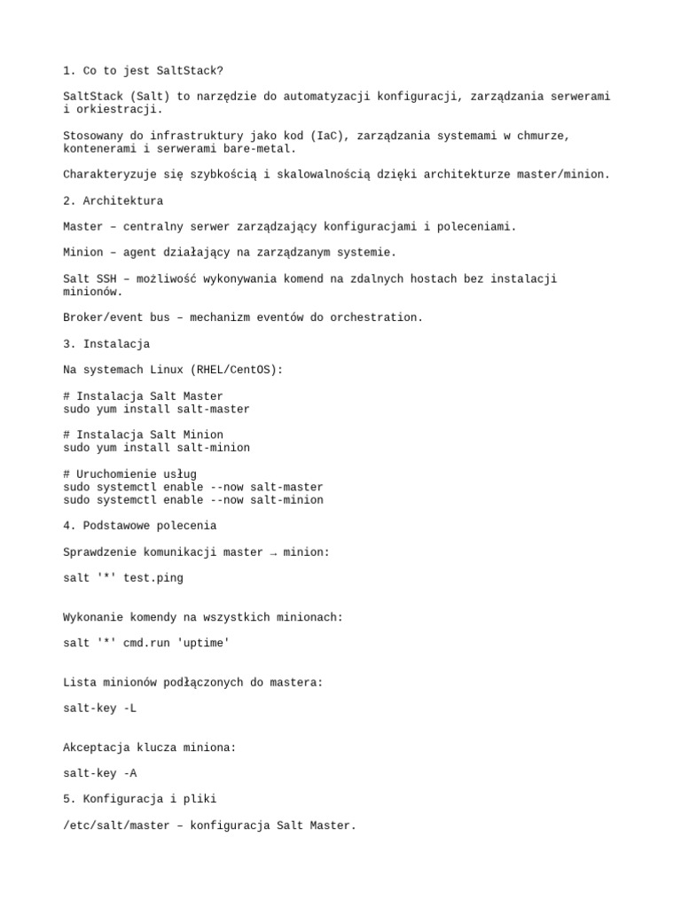 Salt Stack | PDF