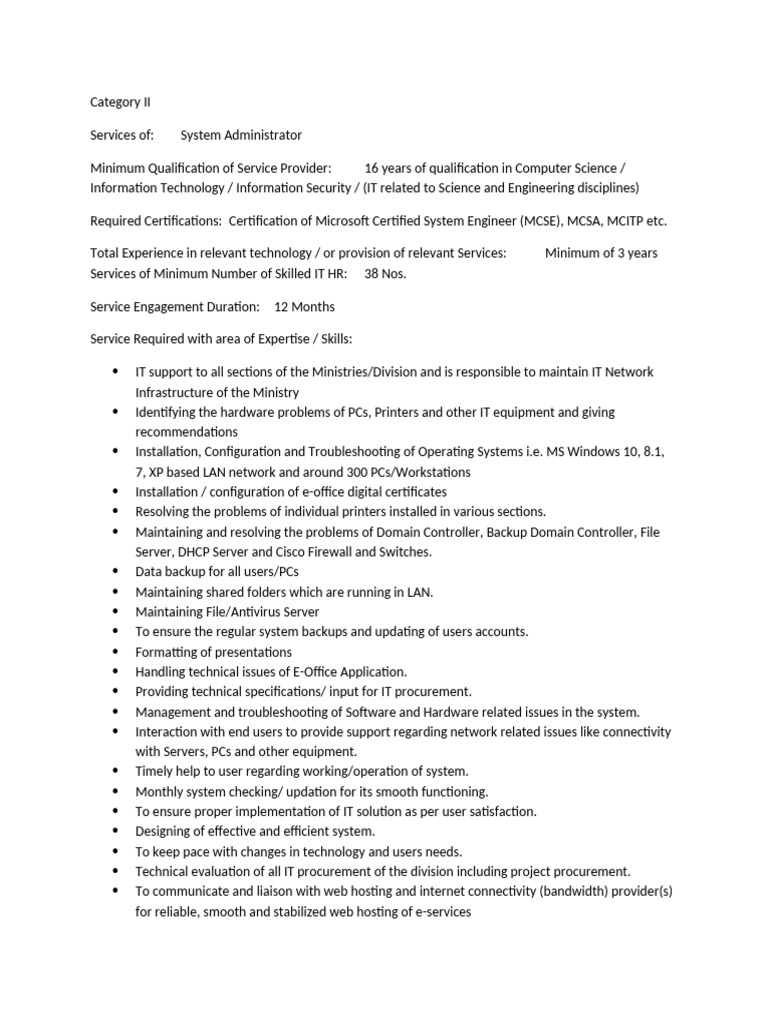 Category II | PDF | Computer Network | Personal Computers