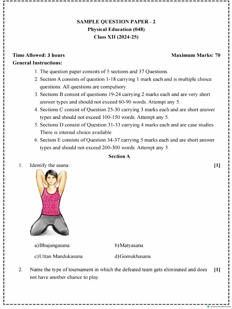 2nd Physical Education Class 12 | PDF