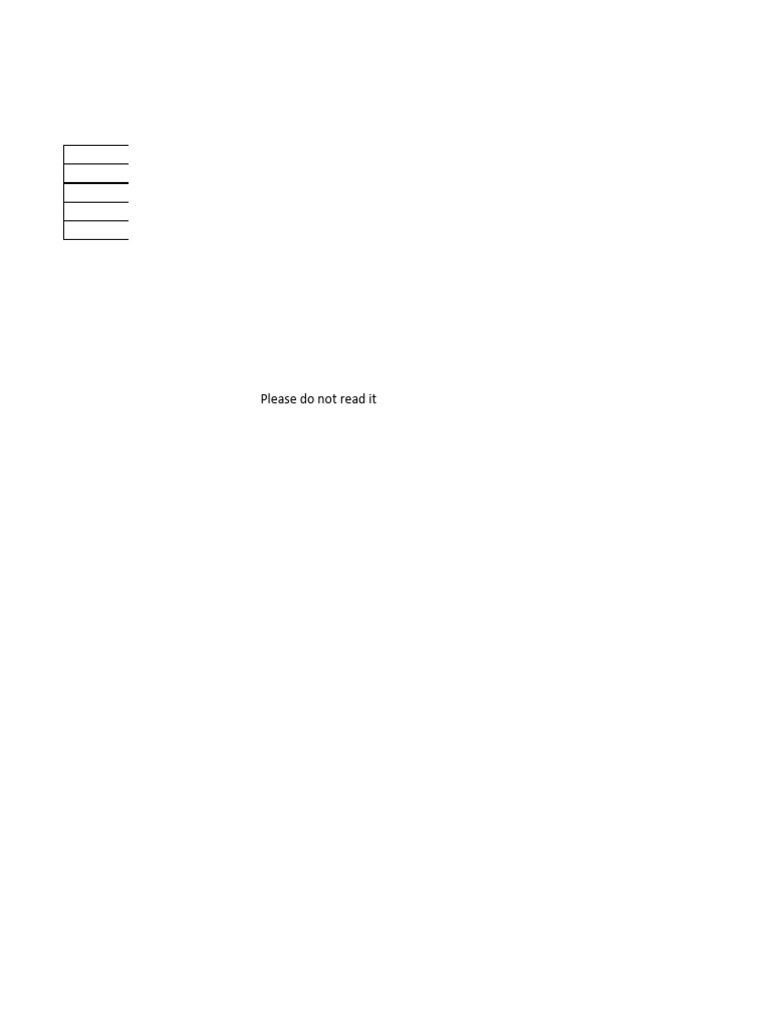 Excel For Me-Do Not Read It | PDF