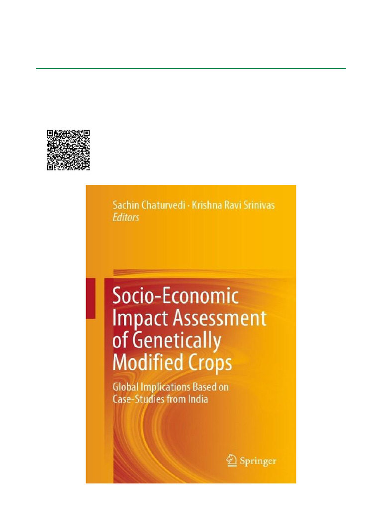 Socio Economic Impact Assessment of Genetically Modified Crops Global ...