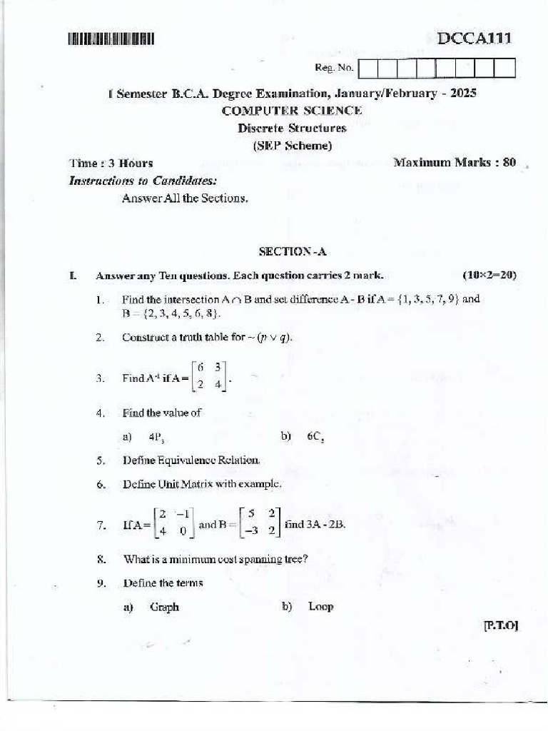 Discrete Structures | PDF