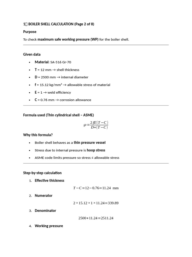 Ibrr Calculation | PDF | Boiler | Mechanical Engineering