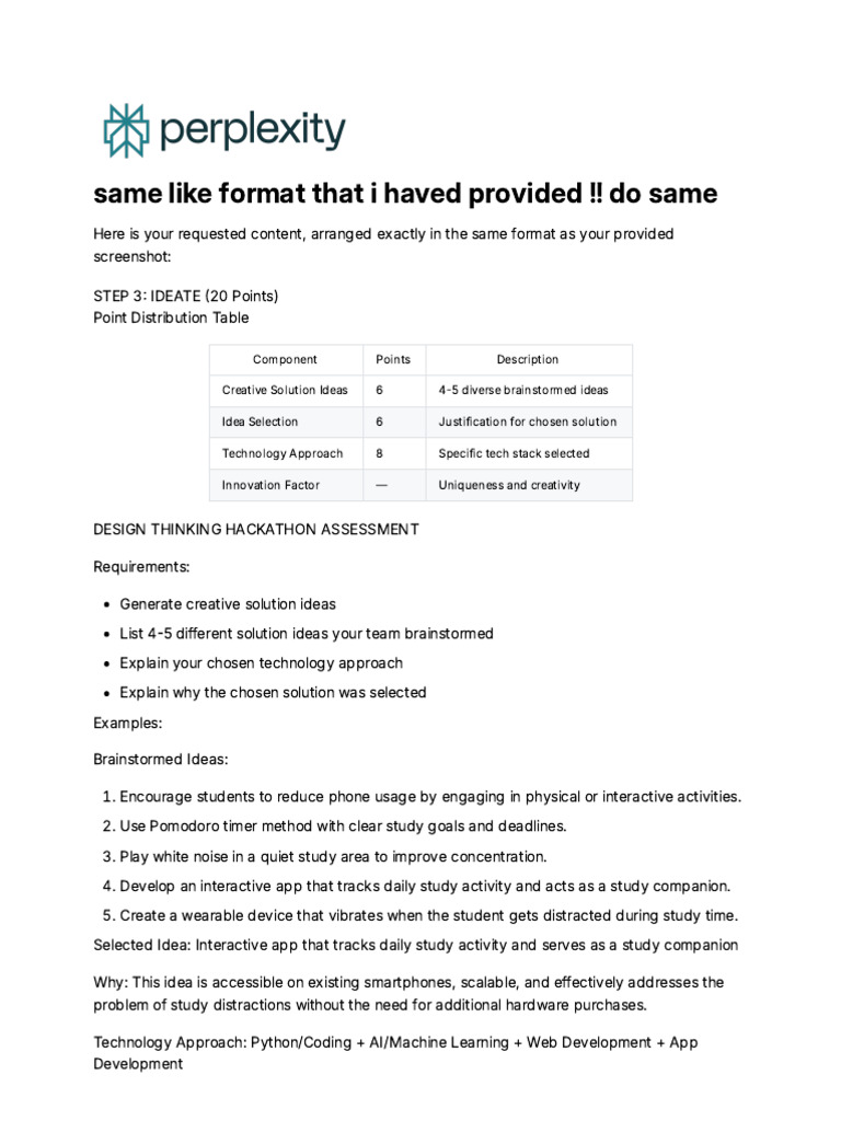 Same Like Format That I Haved Provided !! Do Same | PDF | Mobile App ...