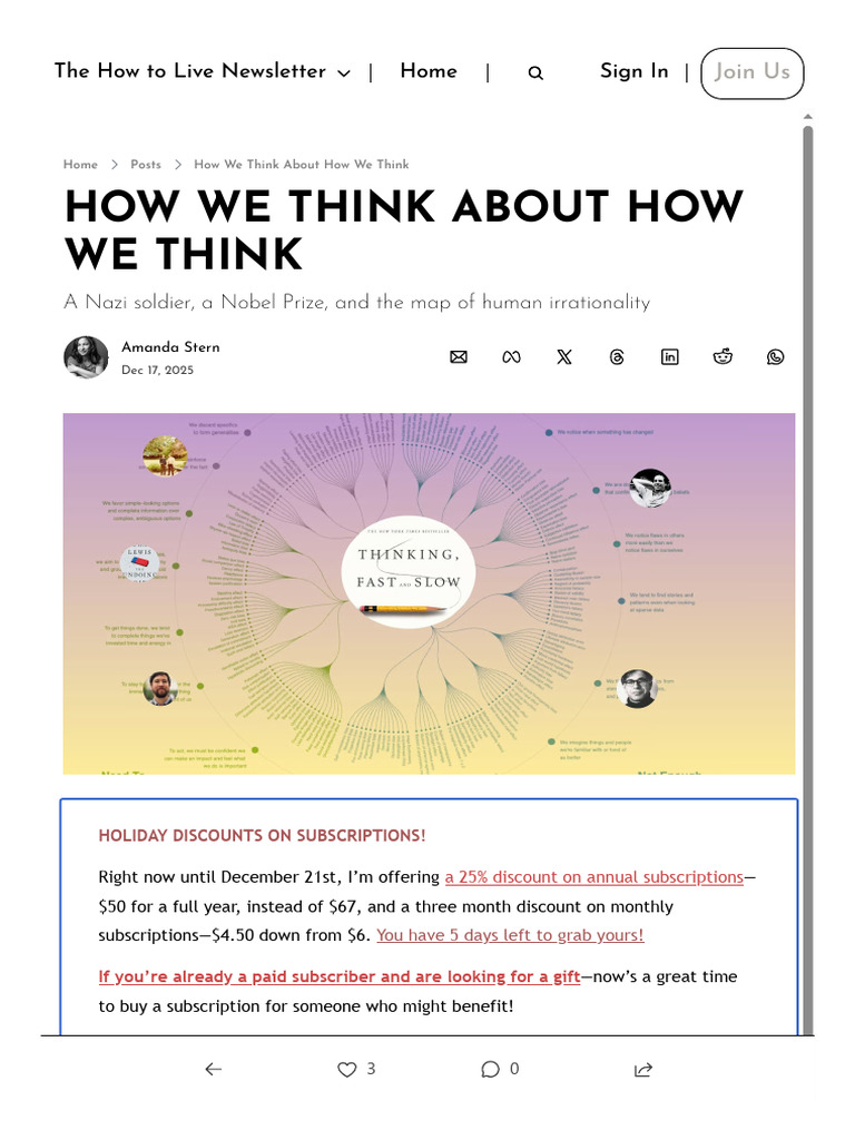 How We Think About How We Think | PDF | Bias | Mental Processes
