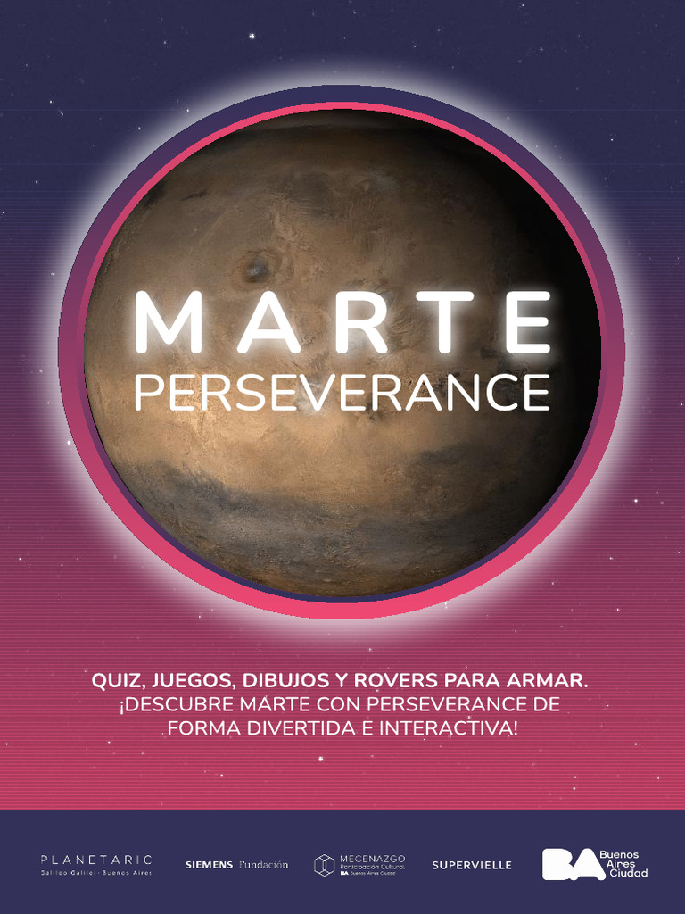 Perseverance_Logos Fondo Azul | PDF | Marte | Planetas Del Sistema Solar