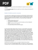 Understanding the CARL Reflection Model | PDF | Goal | Learning
